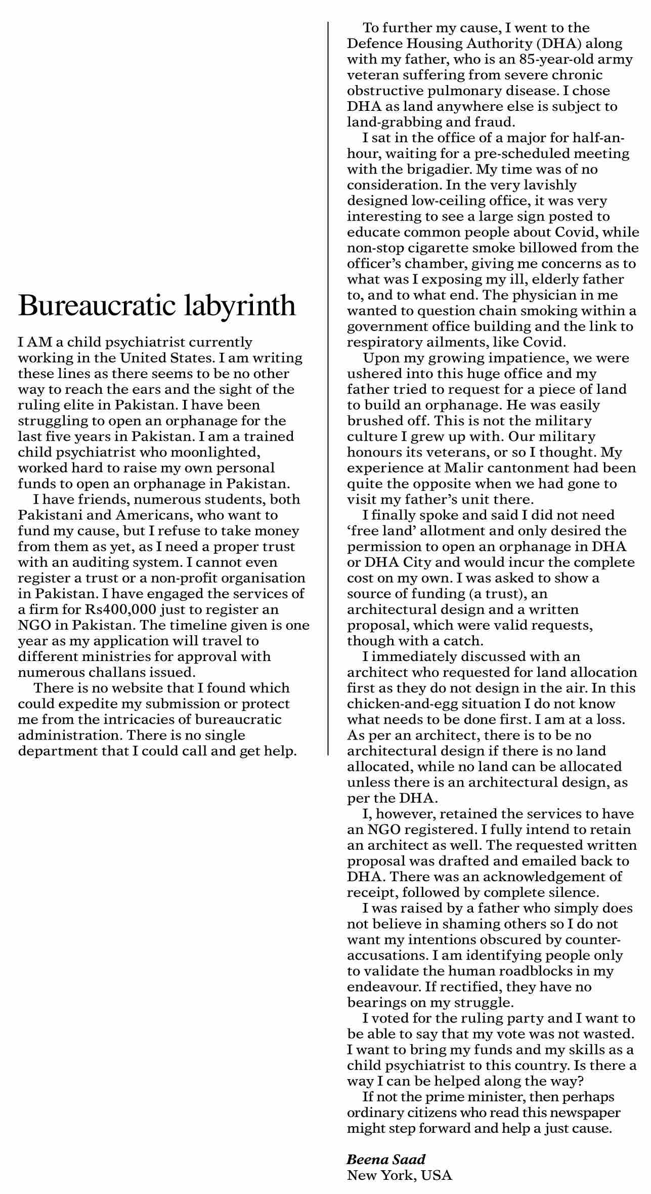 Dawn-ePaper | Feb 27, 2022 | Bureaucratic labyrinth
