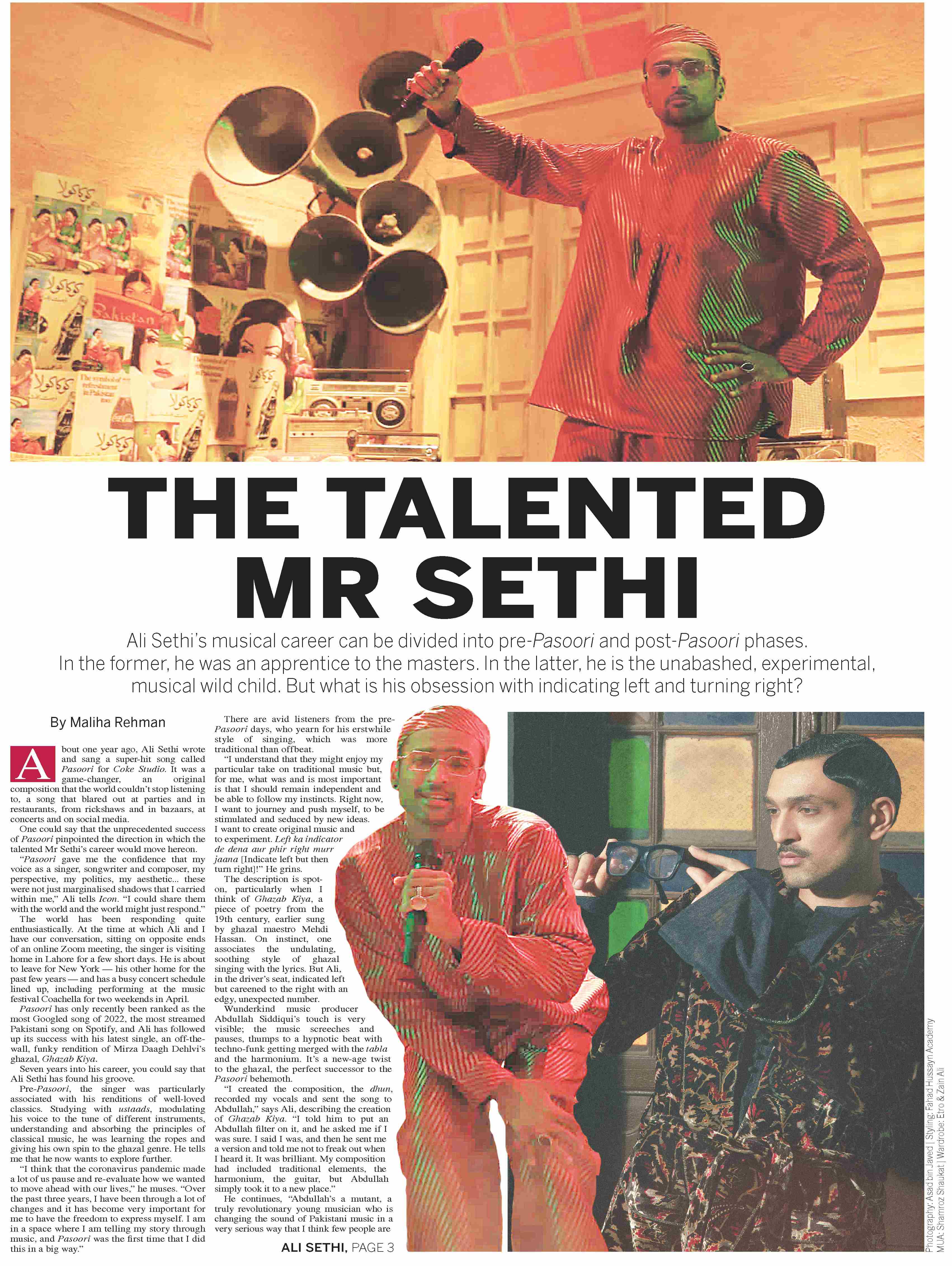 Dawn-ePaper | Jan 22, 2023 | THE TALENTED MR SETHI