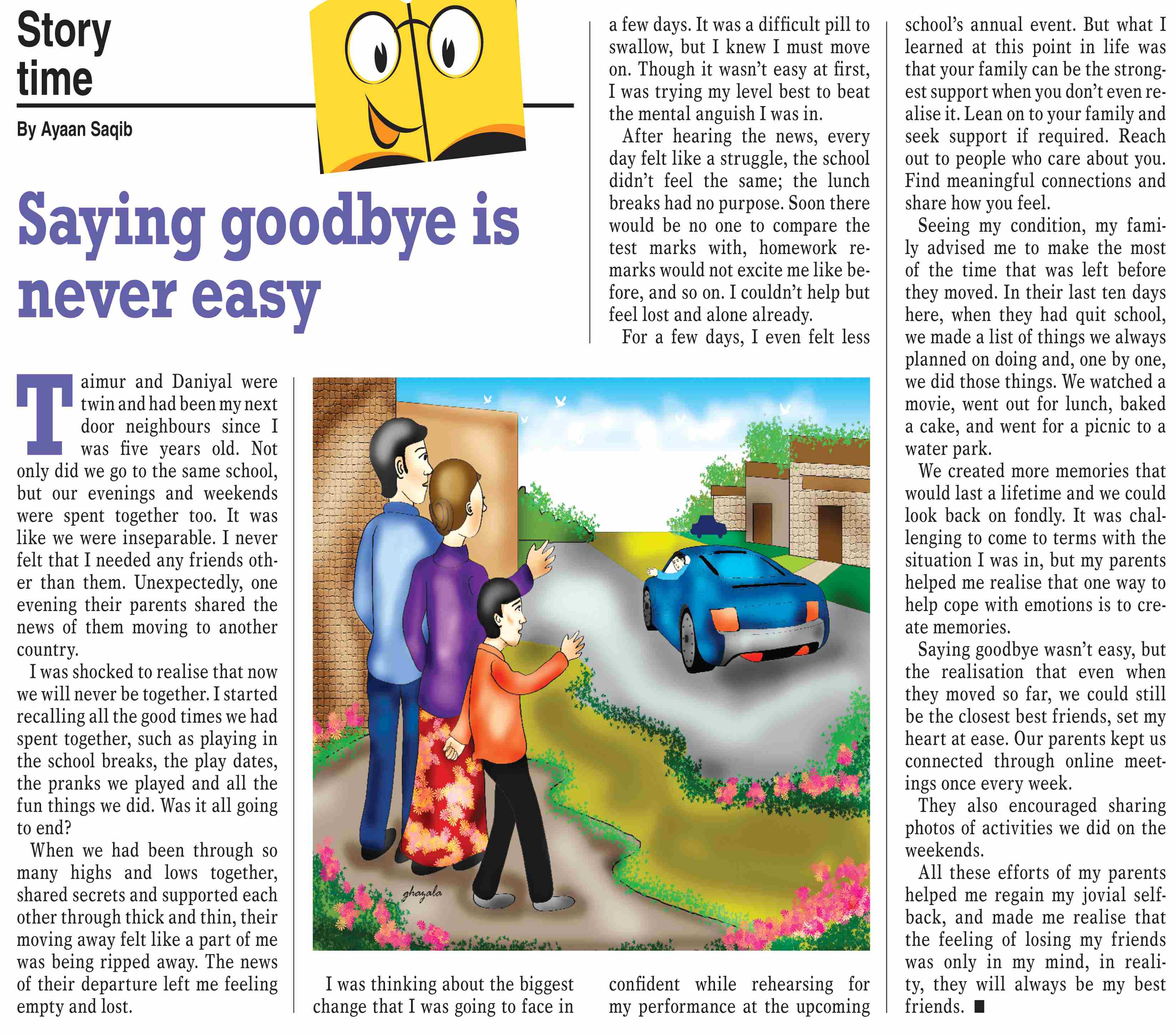 Dawn-ePaper | Feb 25, 2023 | Saying goodbye is never easy