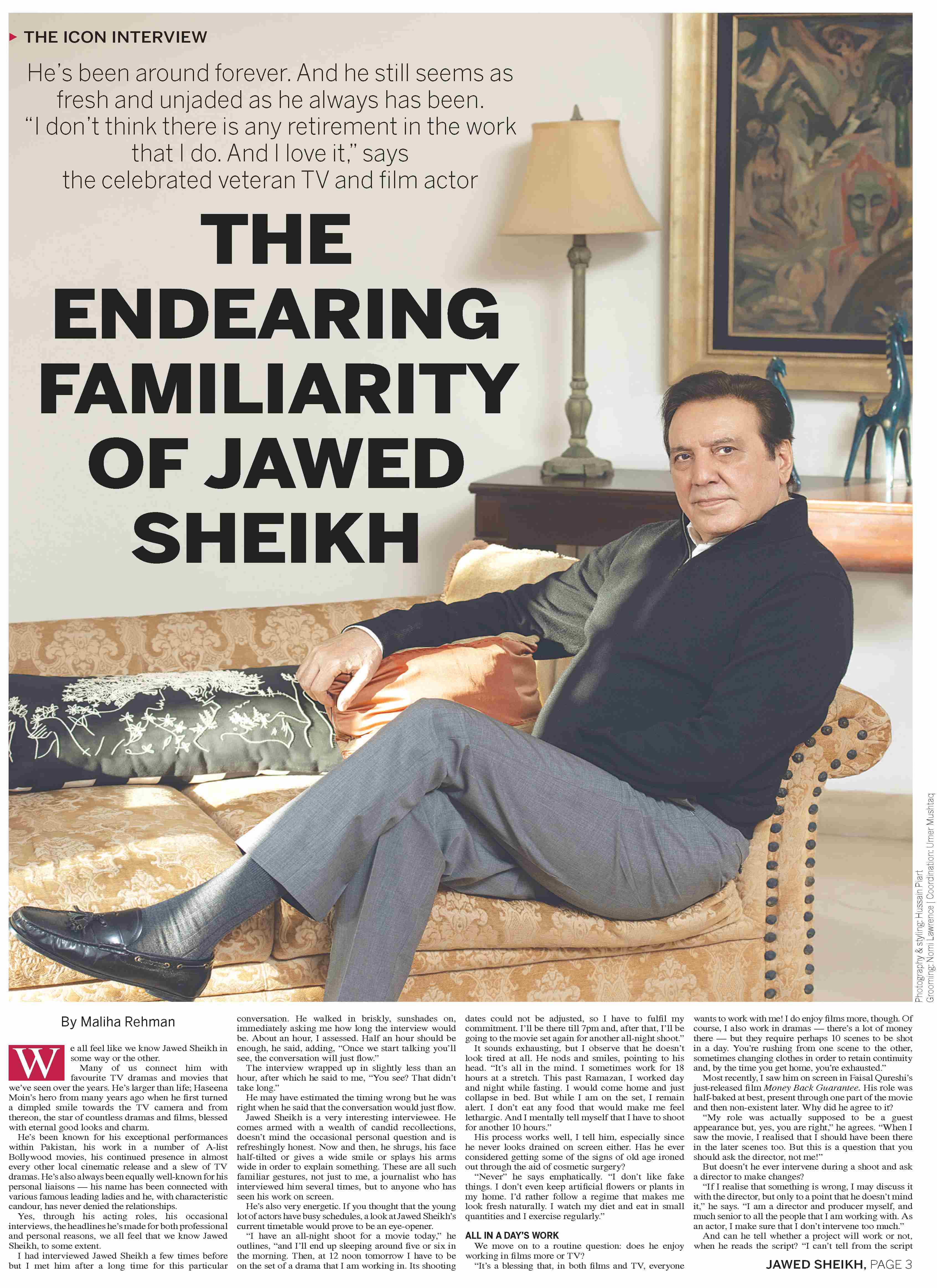 Dawn-ePaper | May 28, 2023 | THE ENDEARING FAMILIARITY OF JAWED SHEIKH