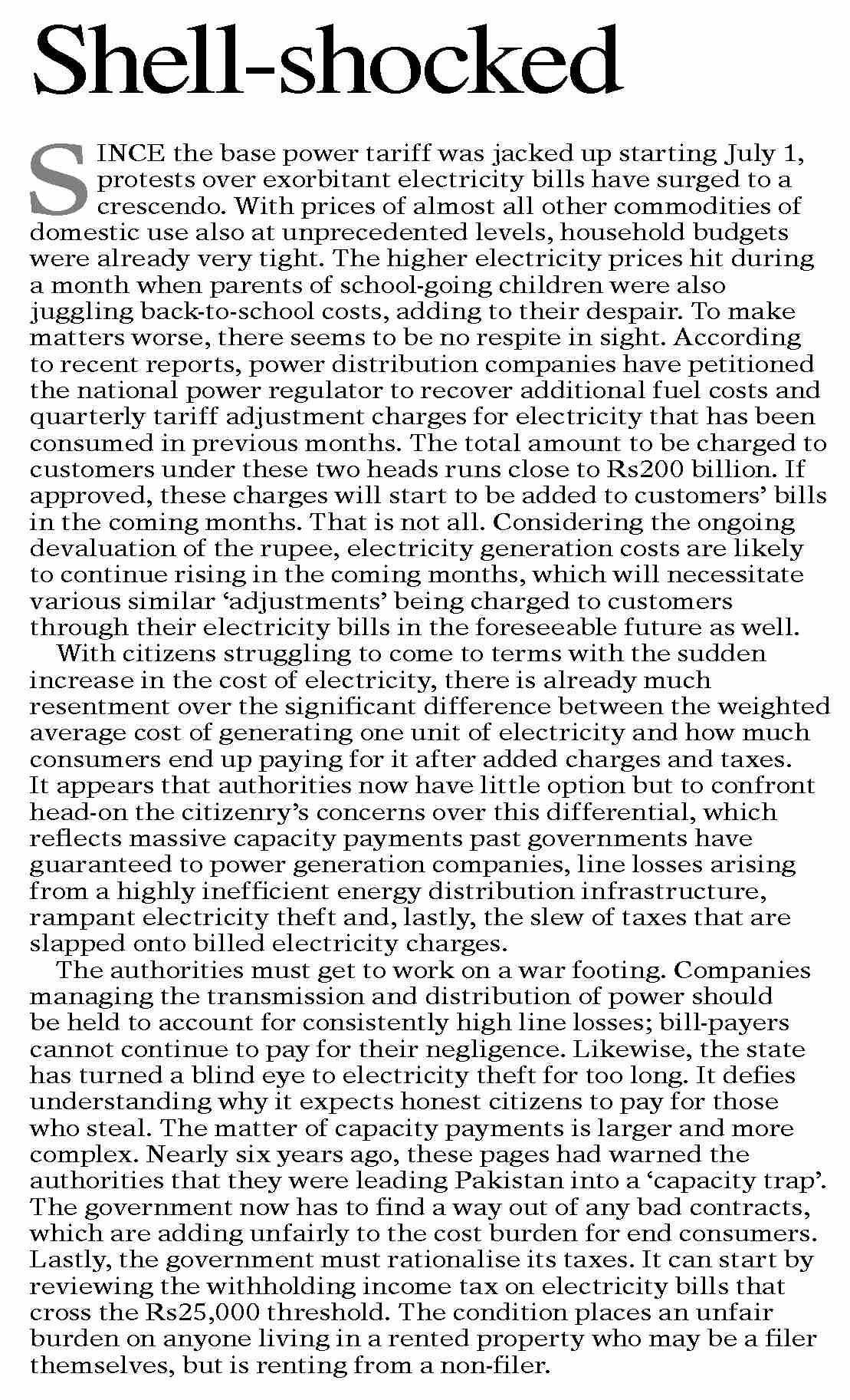 Dawn-ePaper | Aug 25, 2023 | Shell-shocked