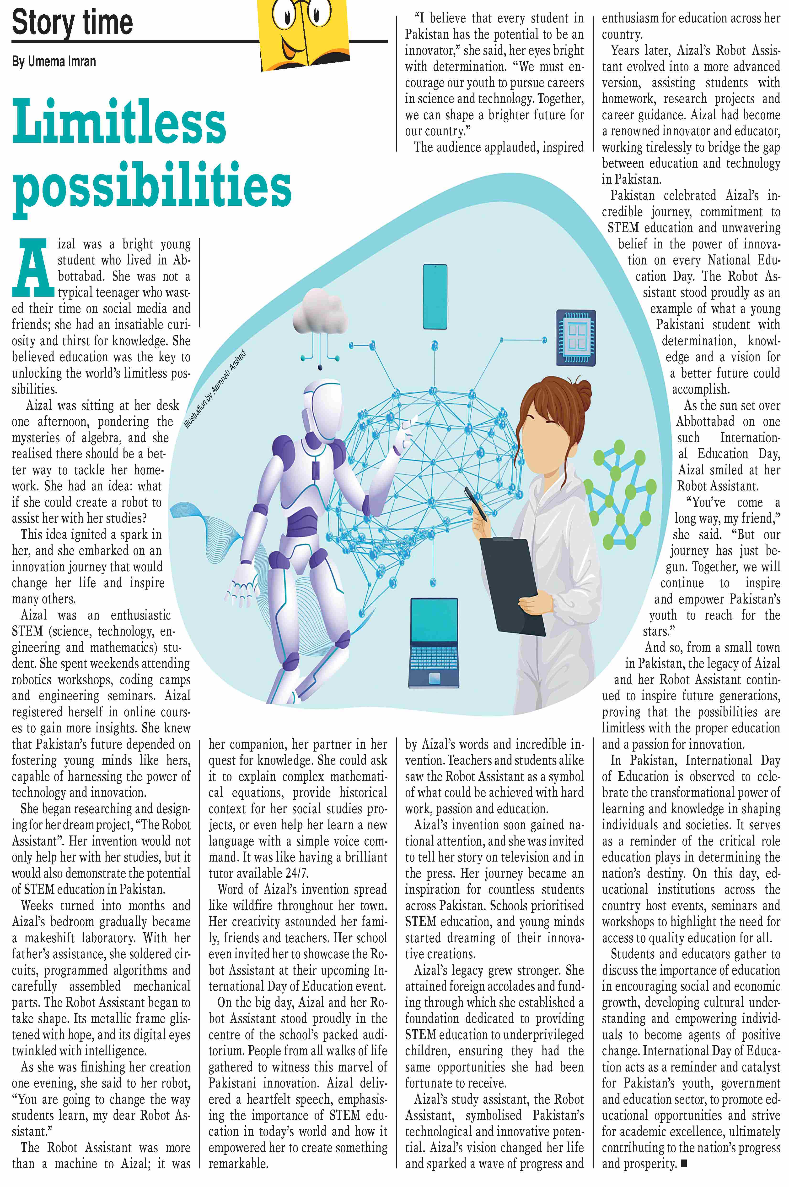 Dawn-ePaper | Jan 20, 2024 | Limitless possibilities