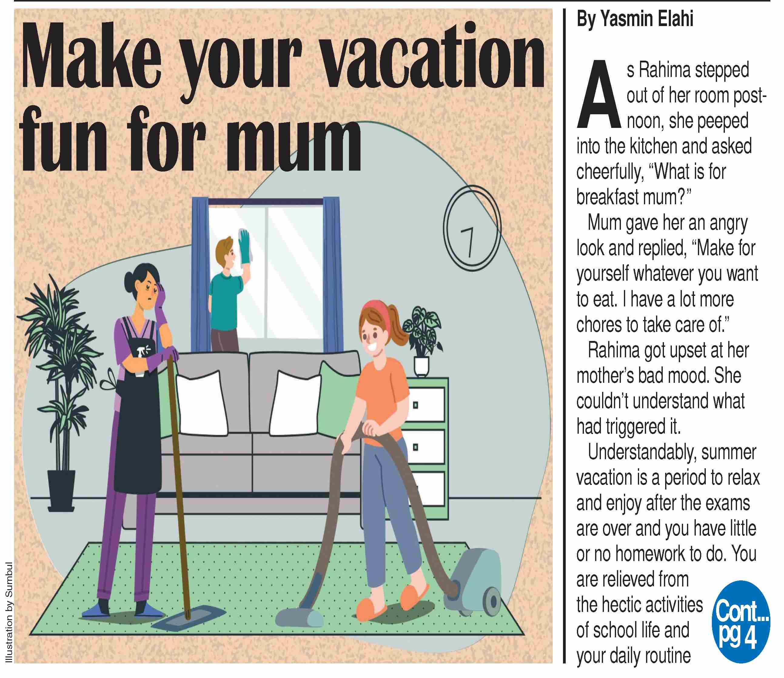Dawn-ePaper | Jul 06, 2024 | Make your vacation fun for mum