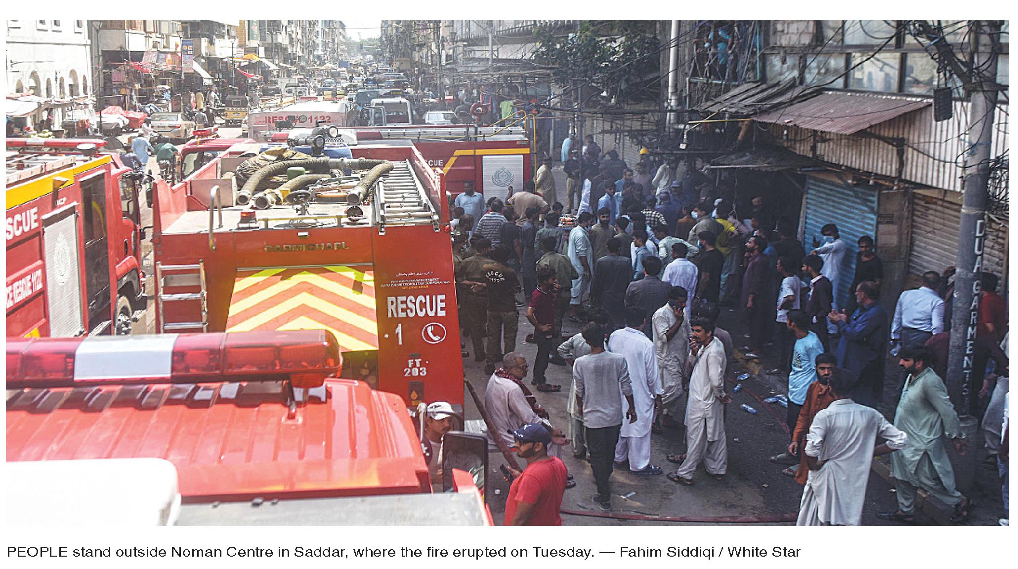 Dawn-ePaper | Sep 25, 2024 | Nine vehicles destroyed by fire at Saddar ...