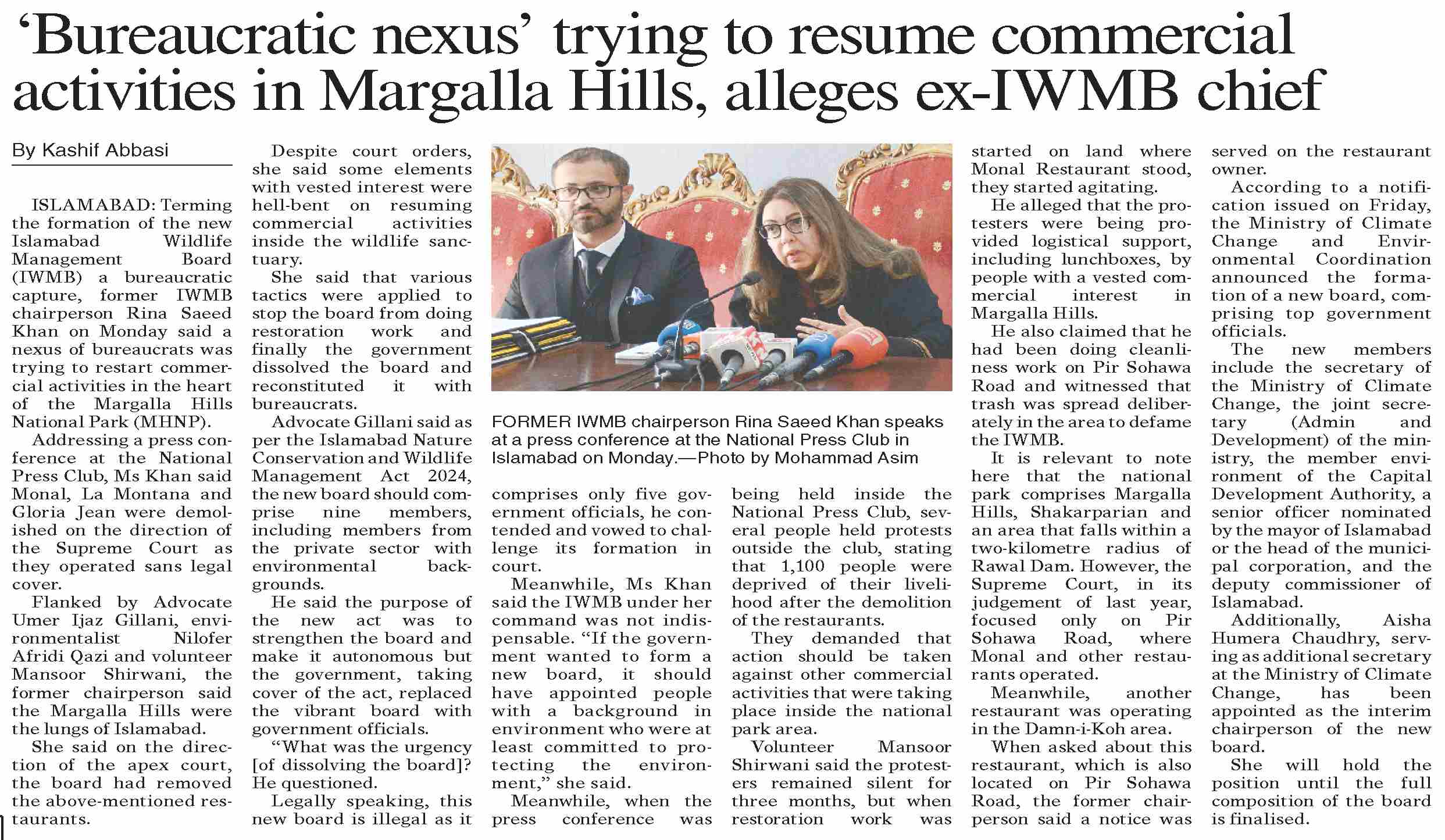 Dawn-ePaper | Feb 11, 2025 | `Bureaucratic nexus` trying to resume commercial activities in ...