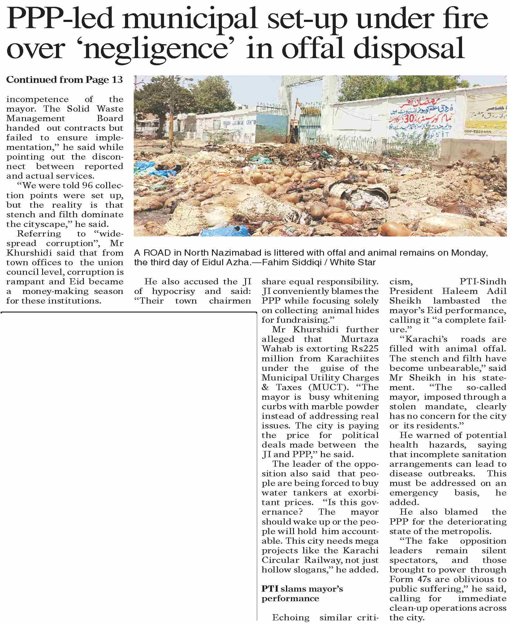 Dawn-ePaper | Jun 10, 2025 | PPP-led municipal set-up under fire over ...