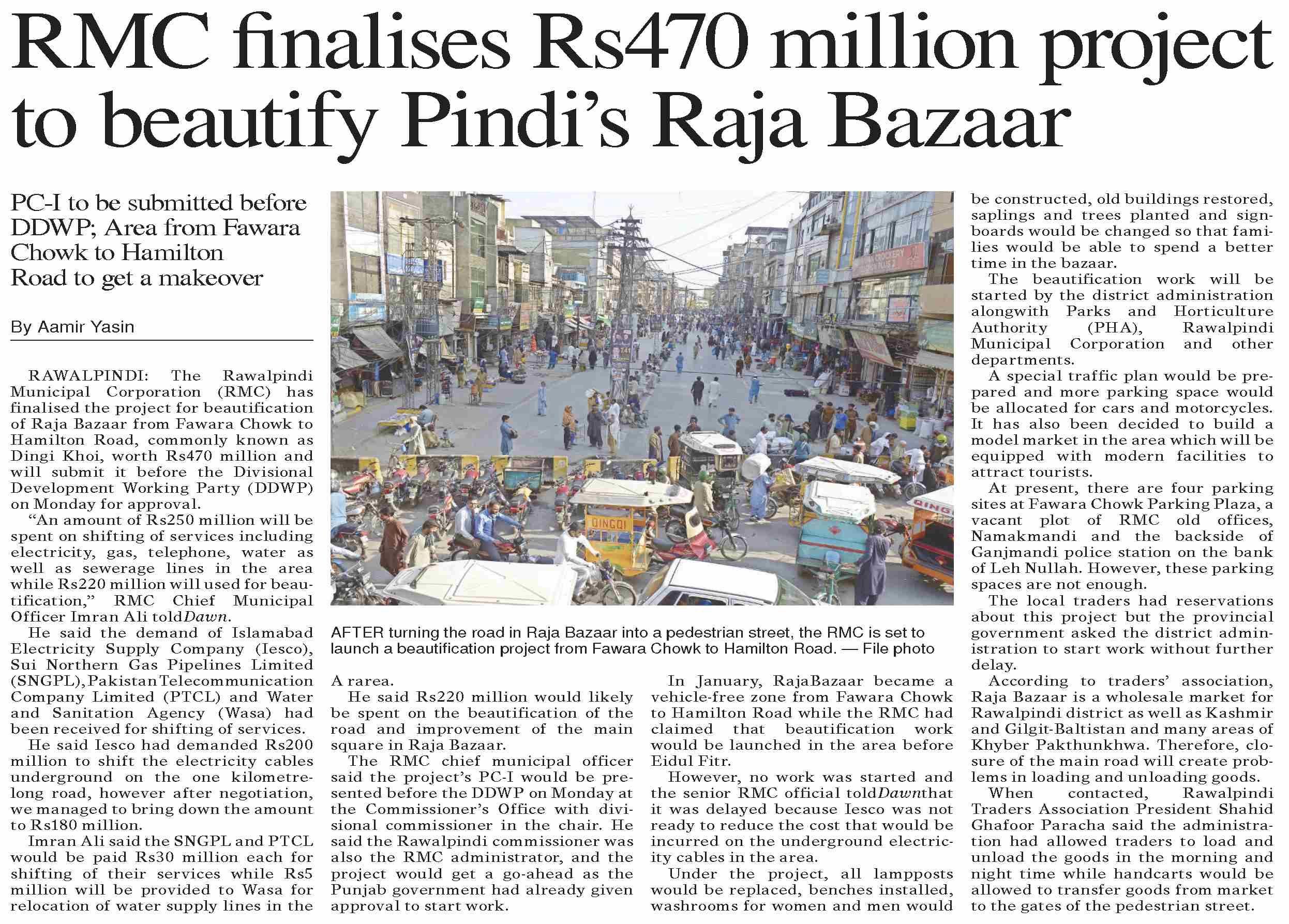 Dawn-ePaper | Jun 16, 2025 | RMC finalises Rs470 million project to ...