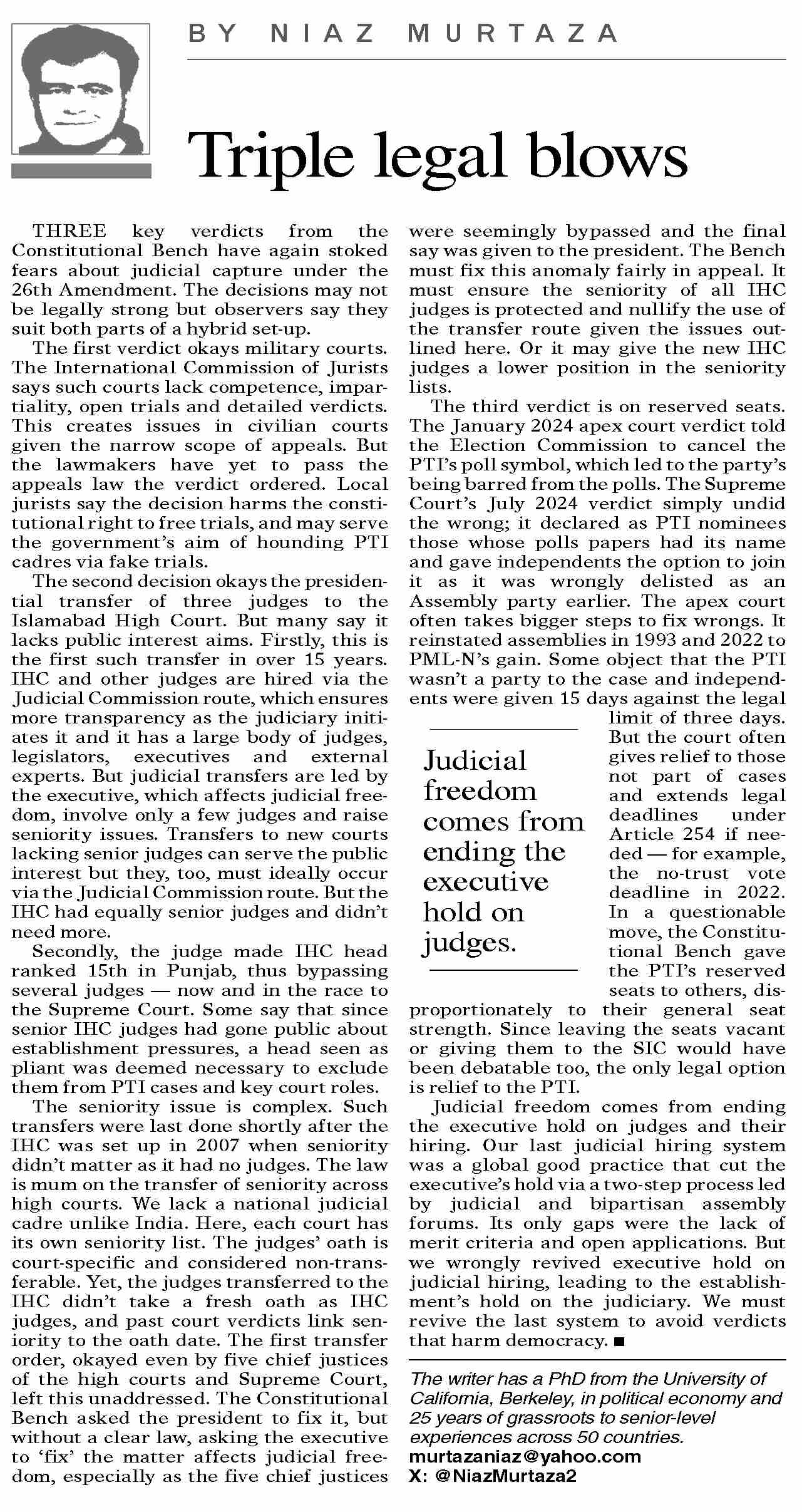 Dawn-ePaper | Jul 08, 2025 | Triple legal blows