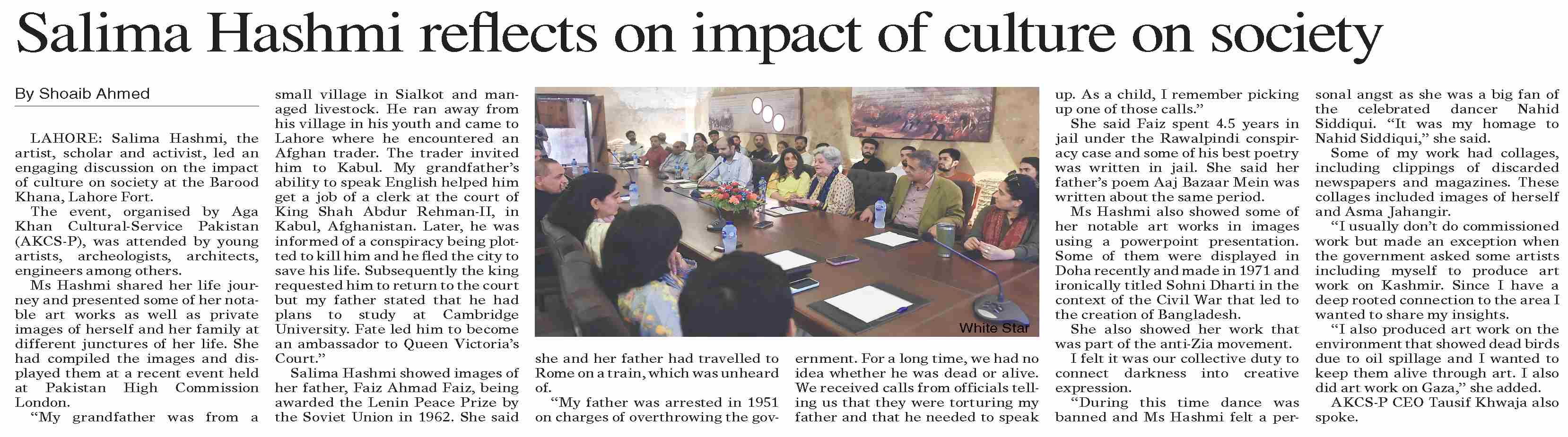 Dawn-ePaper | Jul 26, 2025 | Salima Hashmi reflects on impact of ...