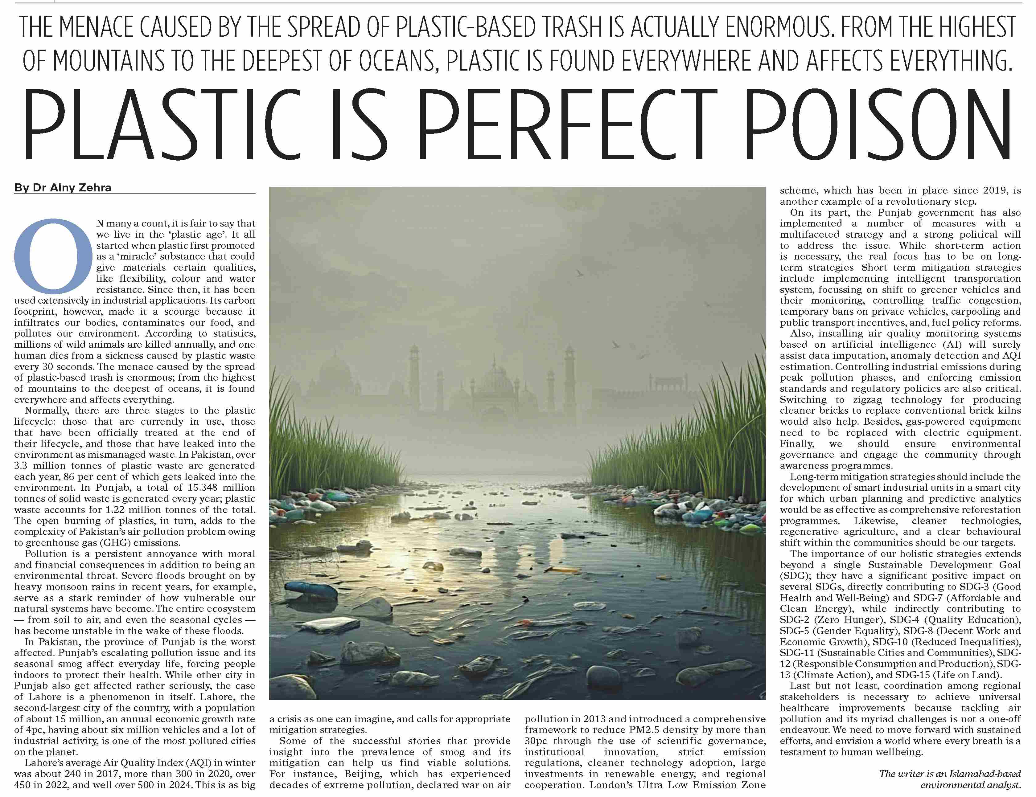 Dawn-ePaper | Oct 11, 2025 | PLASTIC IS PERFECT POISON