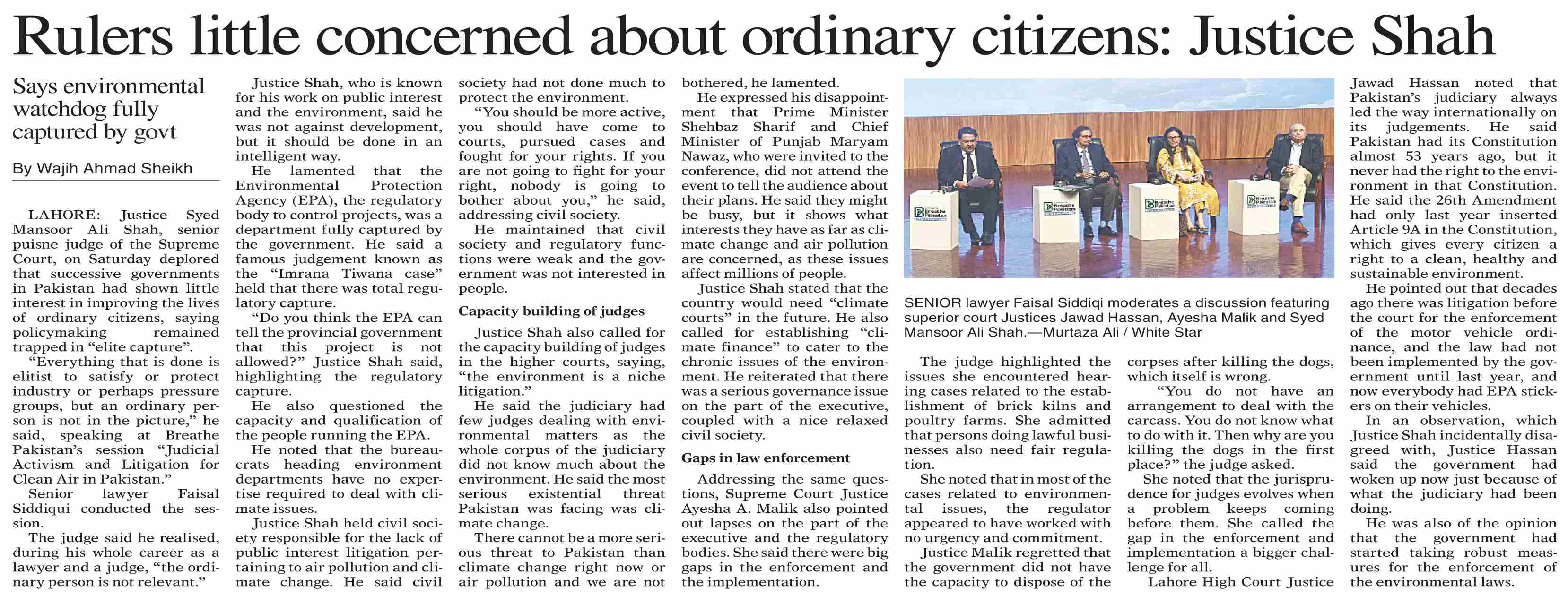 Dawn-ePaper | Oct 12, 2025 | Rulers little concerned about ordinary ...