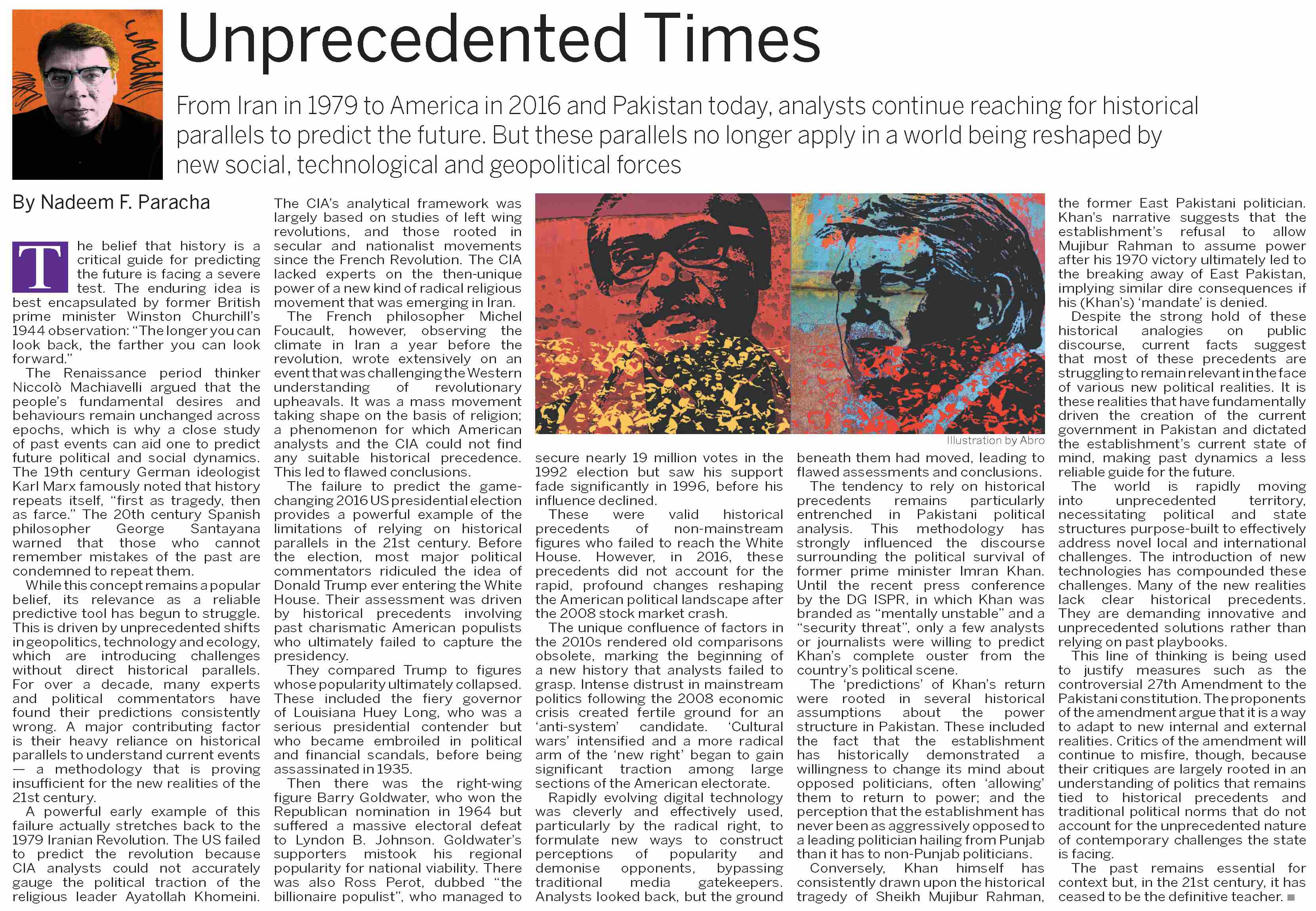 Dawn-ePaper | Dec 14, 2025 | Unprecedented Times