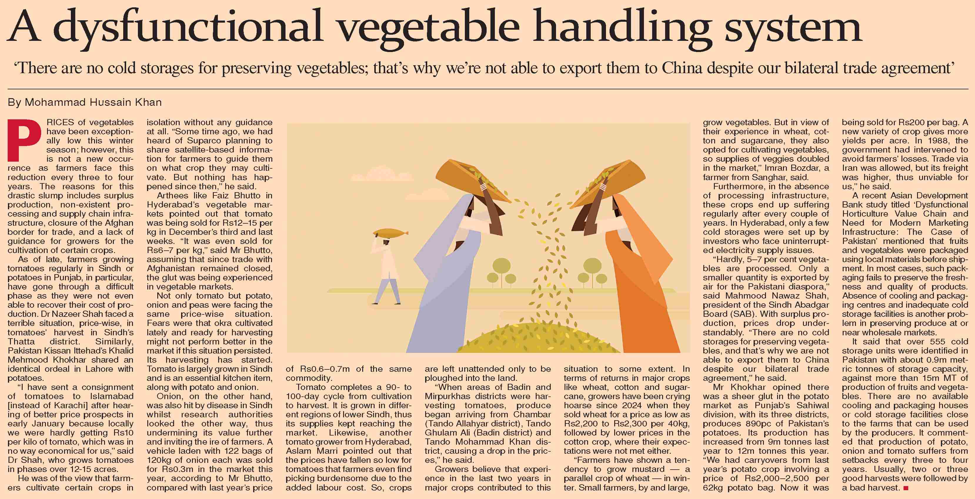 Dawn-ePaper | Jan 19, 2026 | A dysfunctional vegetable handling system