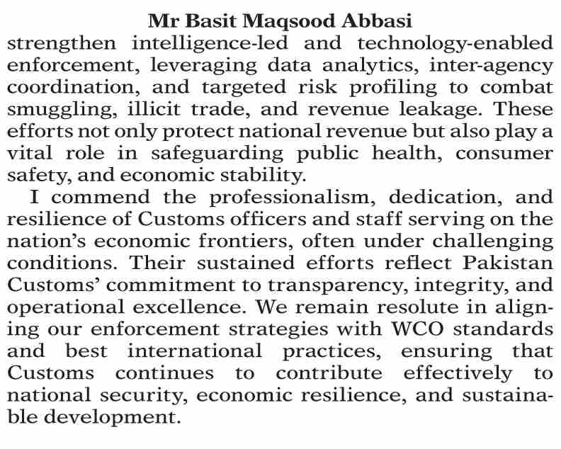 Dawn-ePaper | Jan 26, 2026 | Mr Basit Maqsood Abbasi Chief Collector of ...