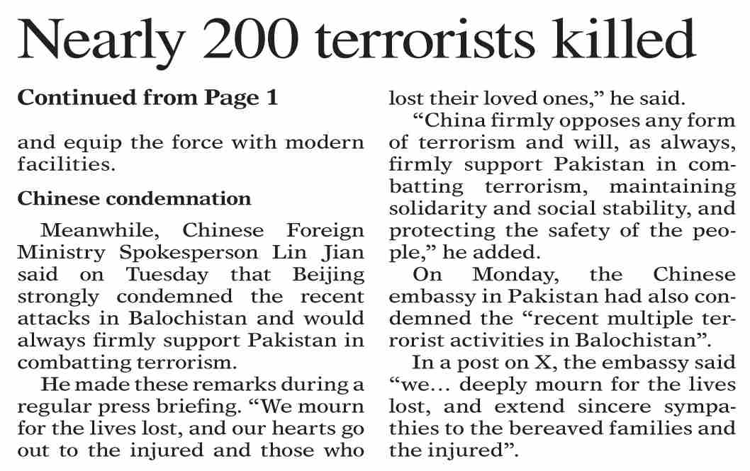 Dawn-ePaper | Feb 04, 2026 | Nearly 200 terrorists killed in ...