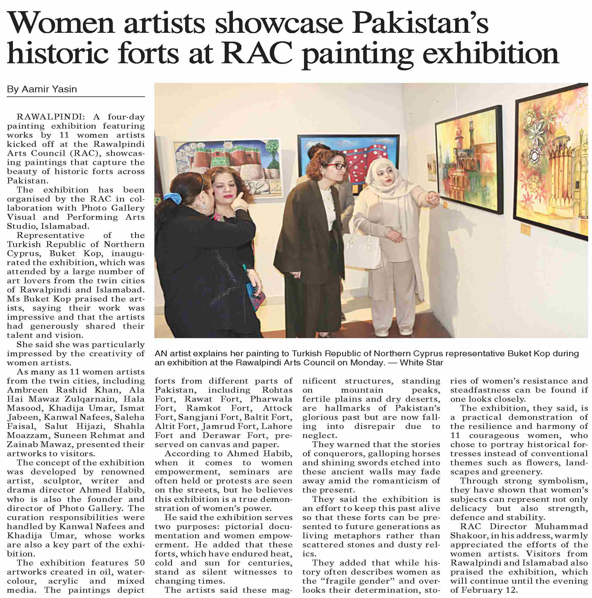 Dawn-ePaper | Feb 10, 2026 | Women artists showcase Pakistan`s historic ...